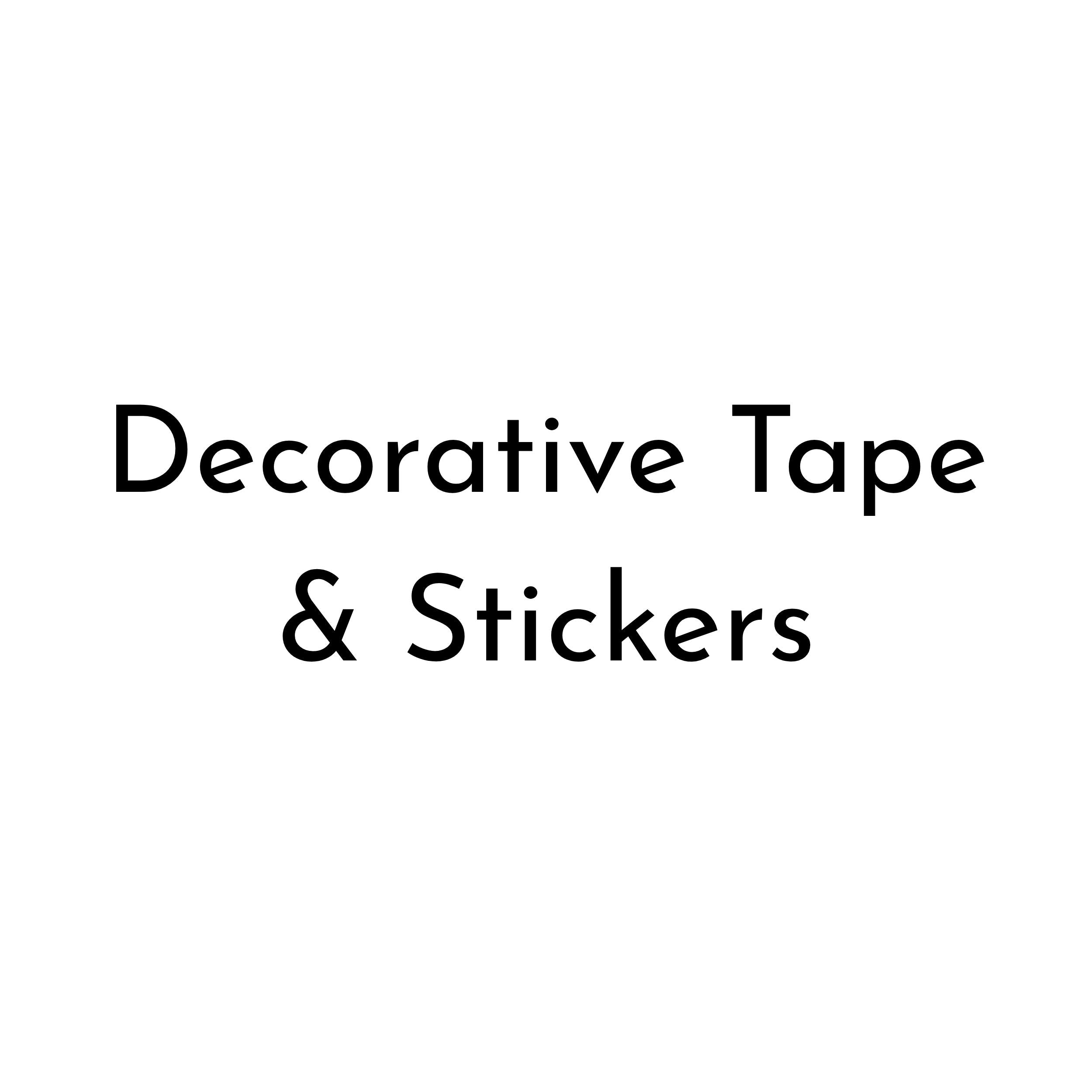 Decorative Tape & Stickers | Shibuya Stationery Store