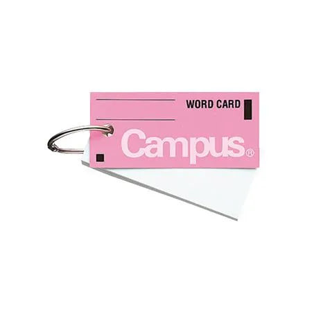 Campus Flashcard - Pink - 85 Sheets | Shibuya Stationery – Shibuya ...