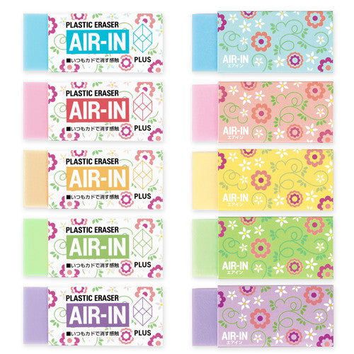 PLUS AIR-IN Eraser - Flower | Shibuya Stationery – Shibuya Stationery Store