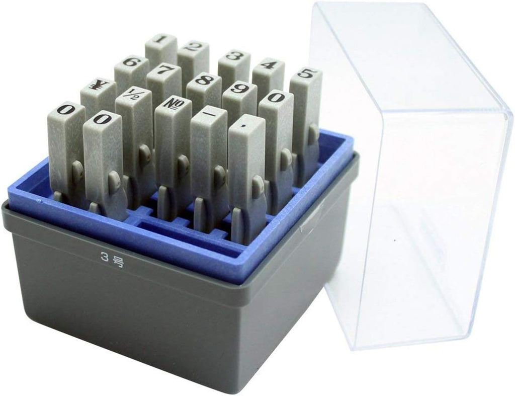 Rubber Stamp - Ming typefaces - Size 3 - Number – Shibuya Stationery Store