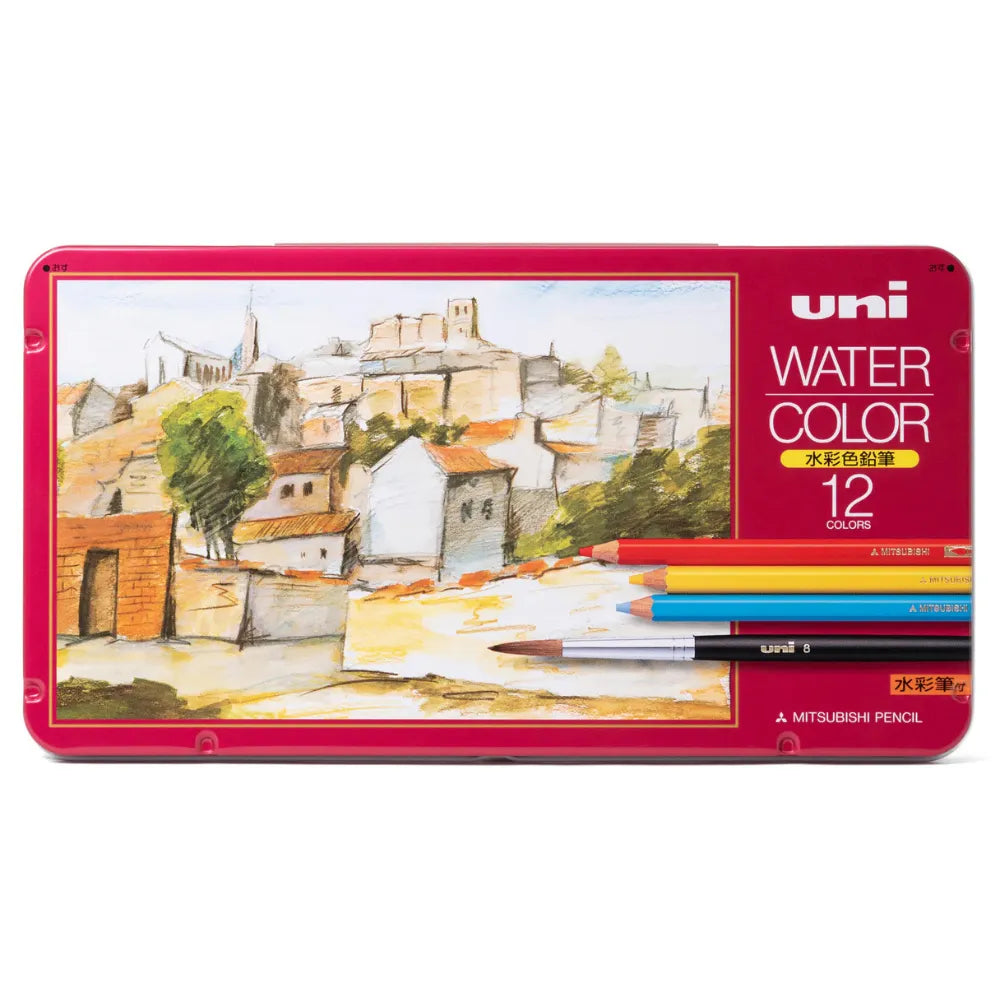 Mitsubishi Pencil Uni Water Color 12 color set | Shibuya Stationery ...